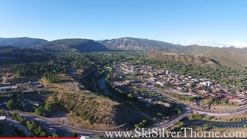Ski Silverthorne Drone Aerial Flight of Durango, CO